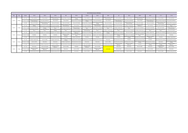 GIT Exam Schedule for 2026 Batch | PDF