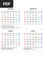 Kalender 2002: Hari Raya dan Masehi | PDF
