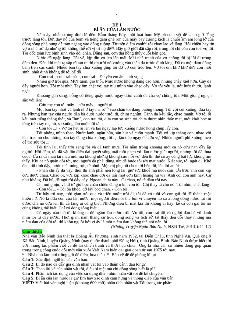 ĐỀ ÔN TẬP CUỐI HK2 | PDF