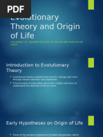 Exploring the Origin of Life Theories | PDF