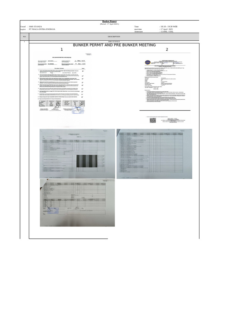 BUNKER SMS STANZA 17 April 2025 | PDF