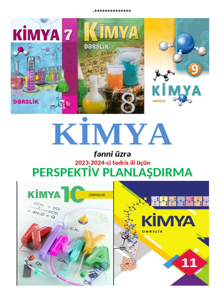 Yeni Kimya Proqramı Vəfa Kərimli 2023-2024 | PDF
