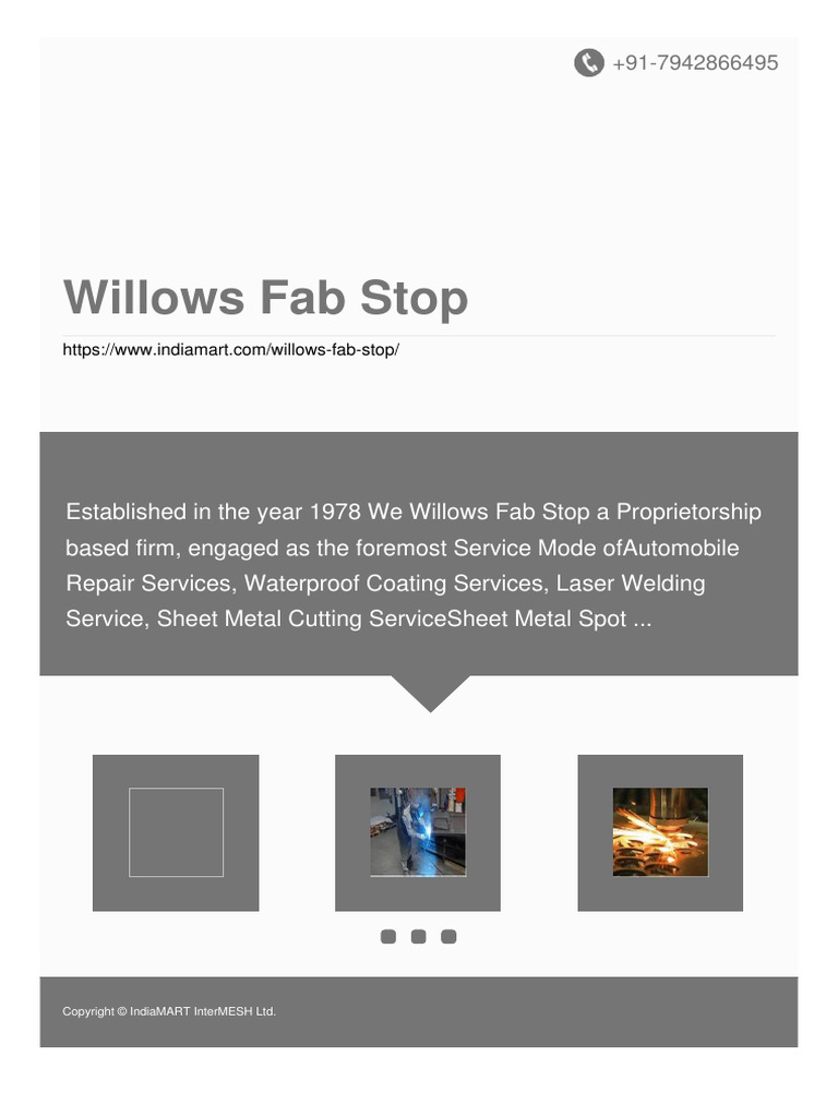 Willows Fab Stop | PDF