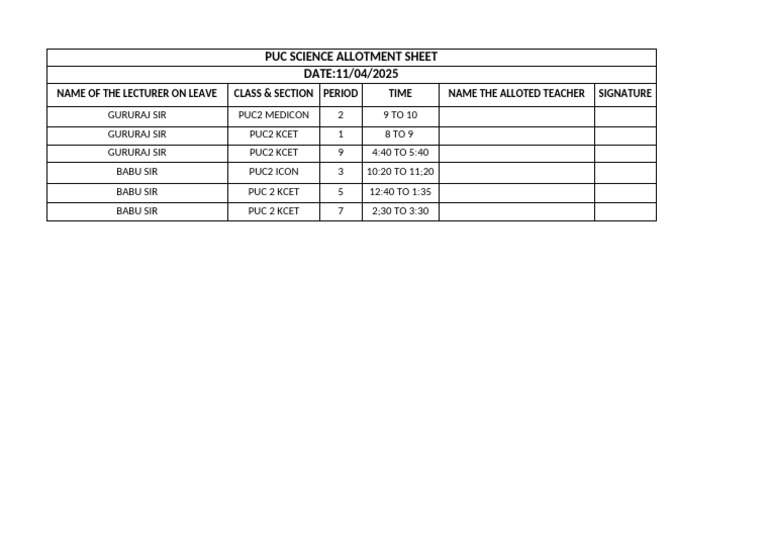 Allotment Sheet 11.04.25 | PDF