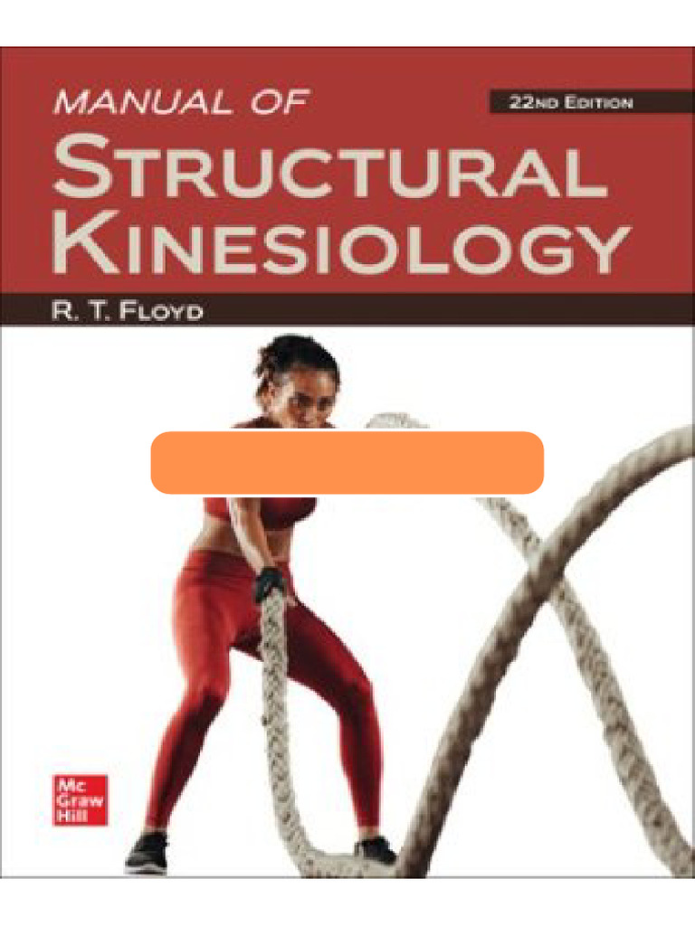 Testbank For Manual of Structural Kinesiology 22nd Edition Floyd ...