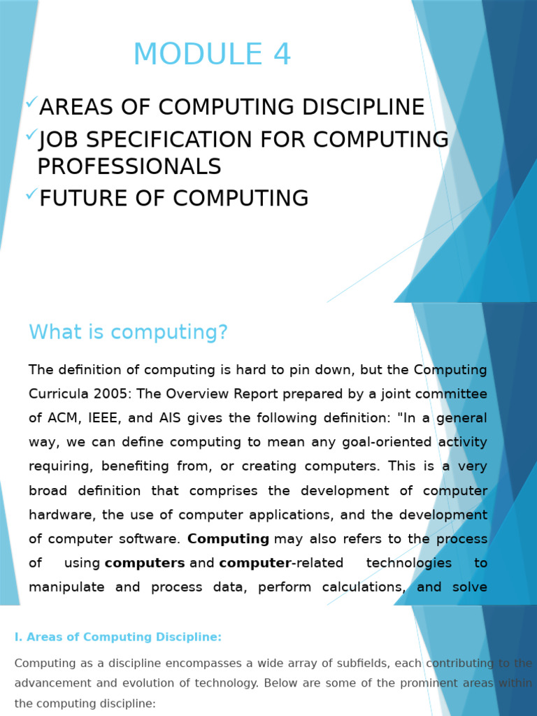 Module 4 CSC 101 - 090421 - 014454 | PDF | Machine Learning | Computing