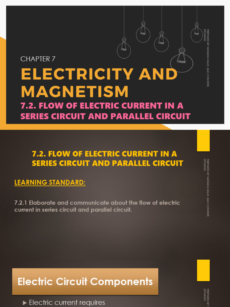 Current Flow in Series and Parallel Circuits | PDF | Series And ...
