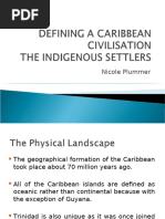 The Origin Migration and Settlement of The Tainos and Kalinagos | PDF