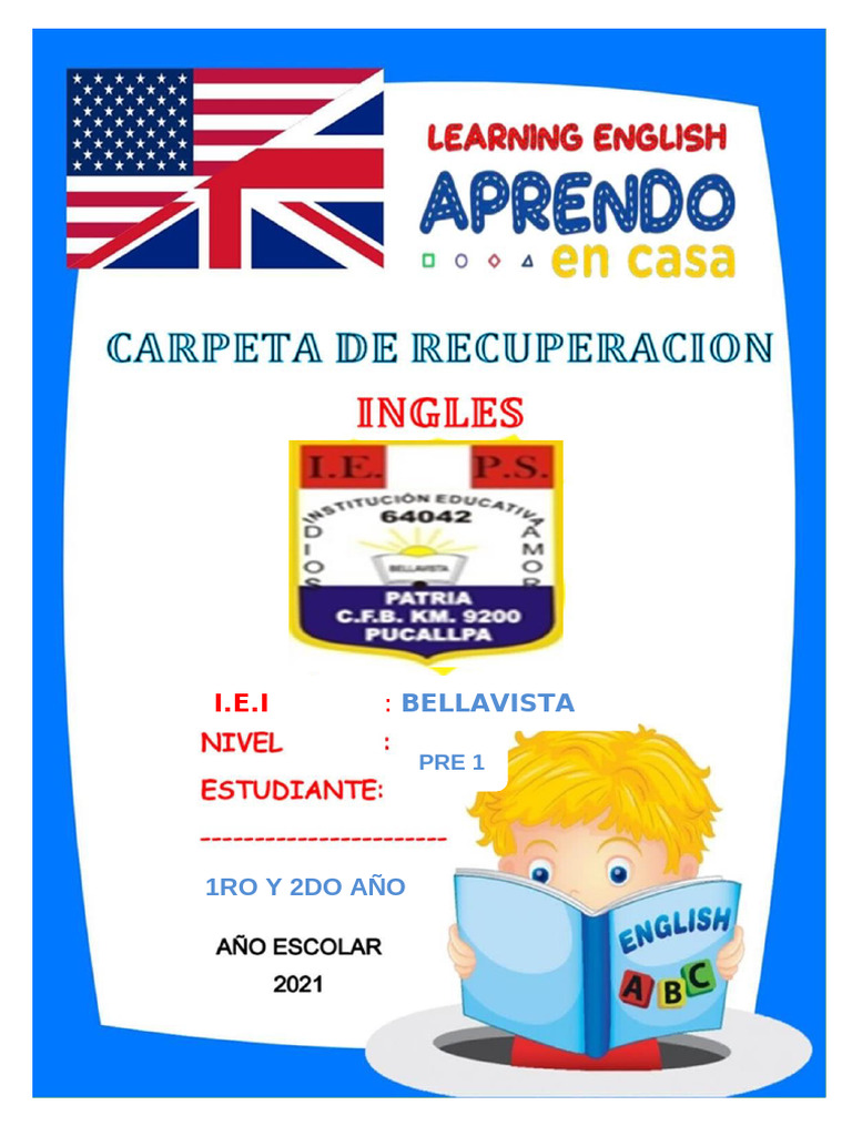 Plan de Recuperacion 1ro y 2do Año | PDF | Cognición | Comunicación humana
