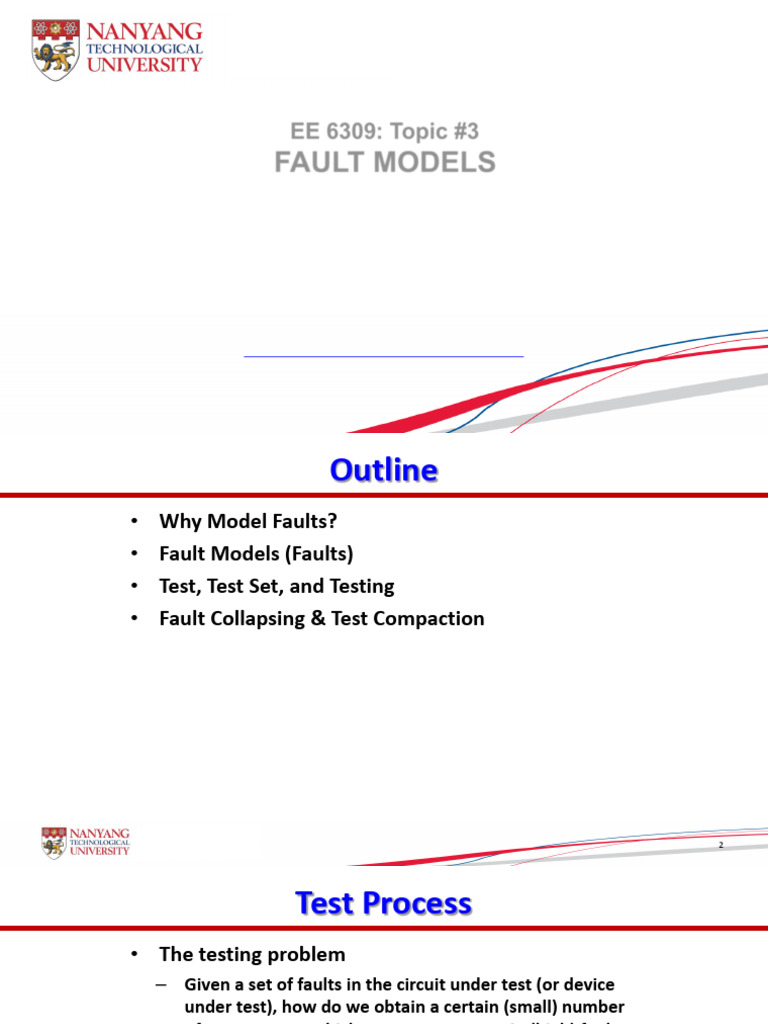 EE6309 Week#5-6 Fault Model&Sim | PDF | Logic Gate | Electronic Circuits
