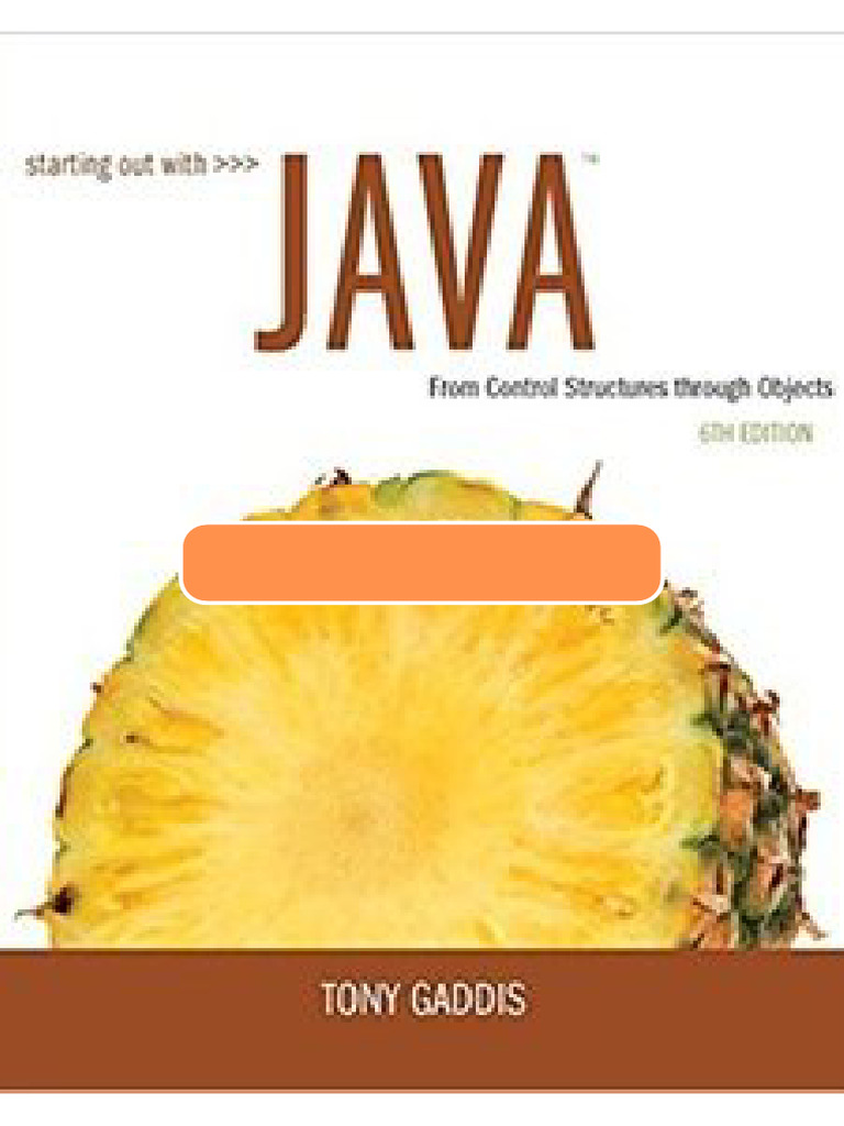 Testbank for Starting Out With Java From Control Structures Through ...