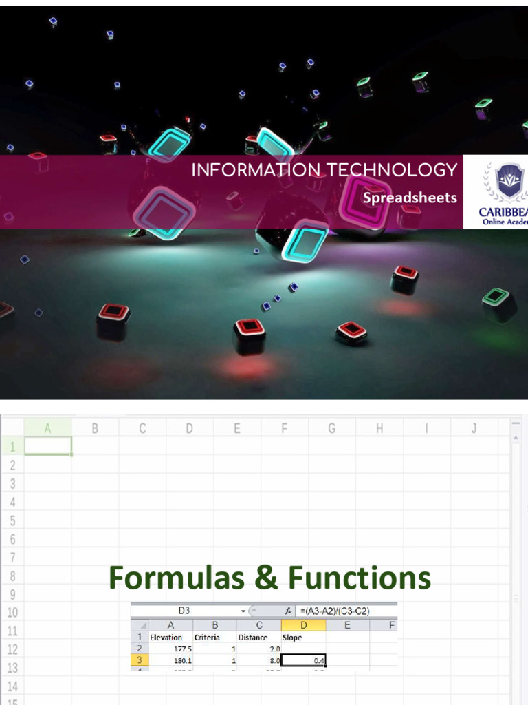 Excel Formulas and Functions Guide | PDF | Formula | Microsoft Excel
