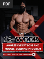 12 Week Shredded Workout Plan | PDF | High Intensity Interval Training ...