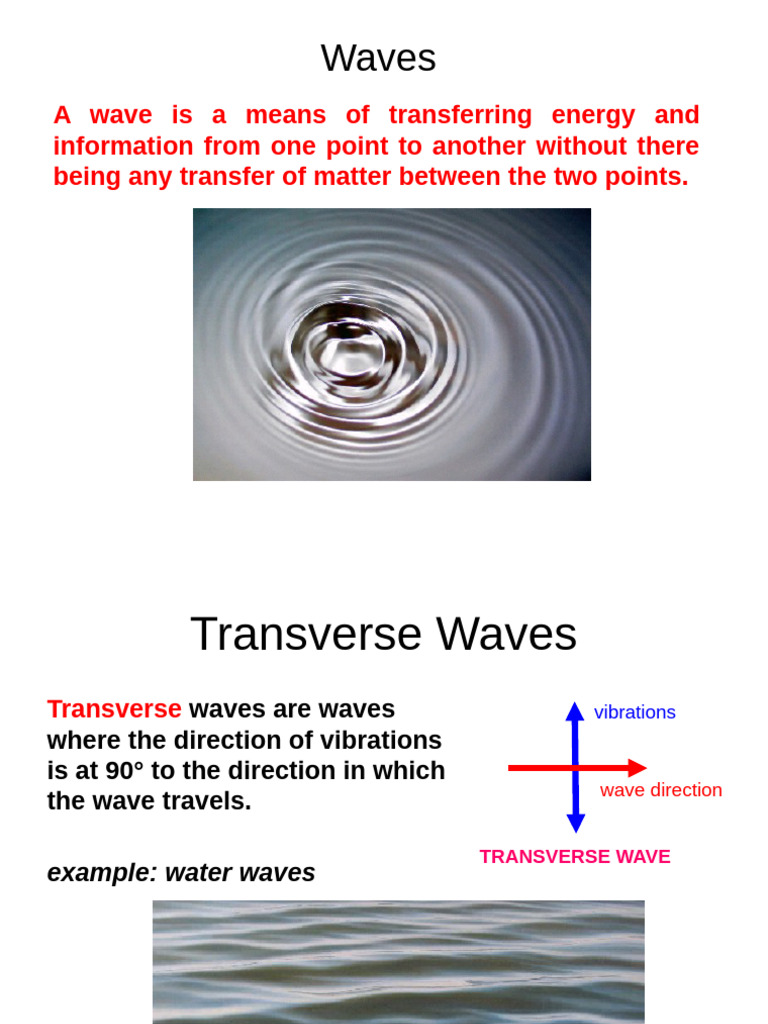 IGCSE 31 PropertiesOfWaves | PDF | Waves | Hertz