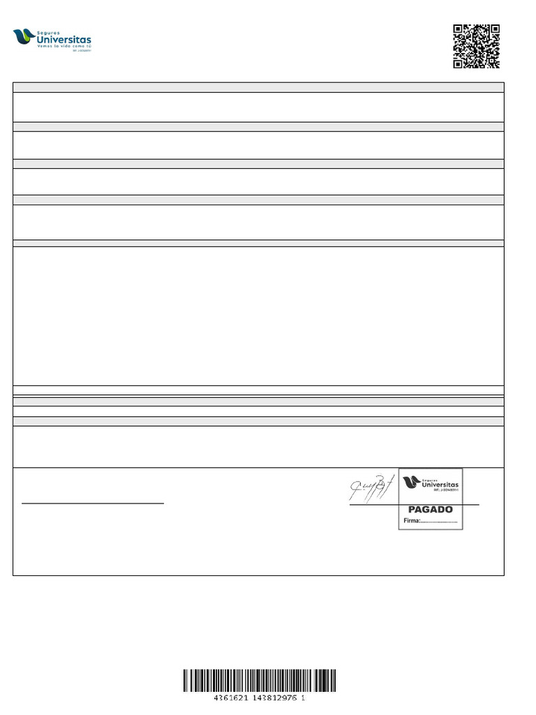 RCV Benaventi | PDF | Póliza de seguros | Seguro