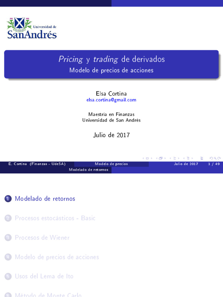 Comportamiento MERC | PDF | Proceso estocástico | Variable aleatoria