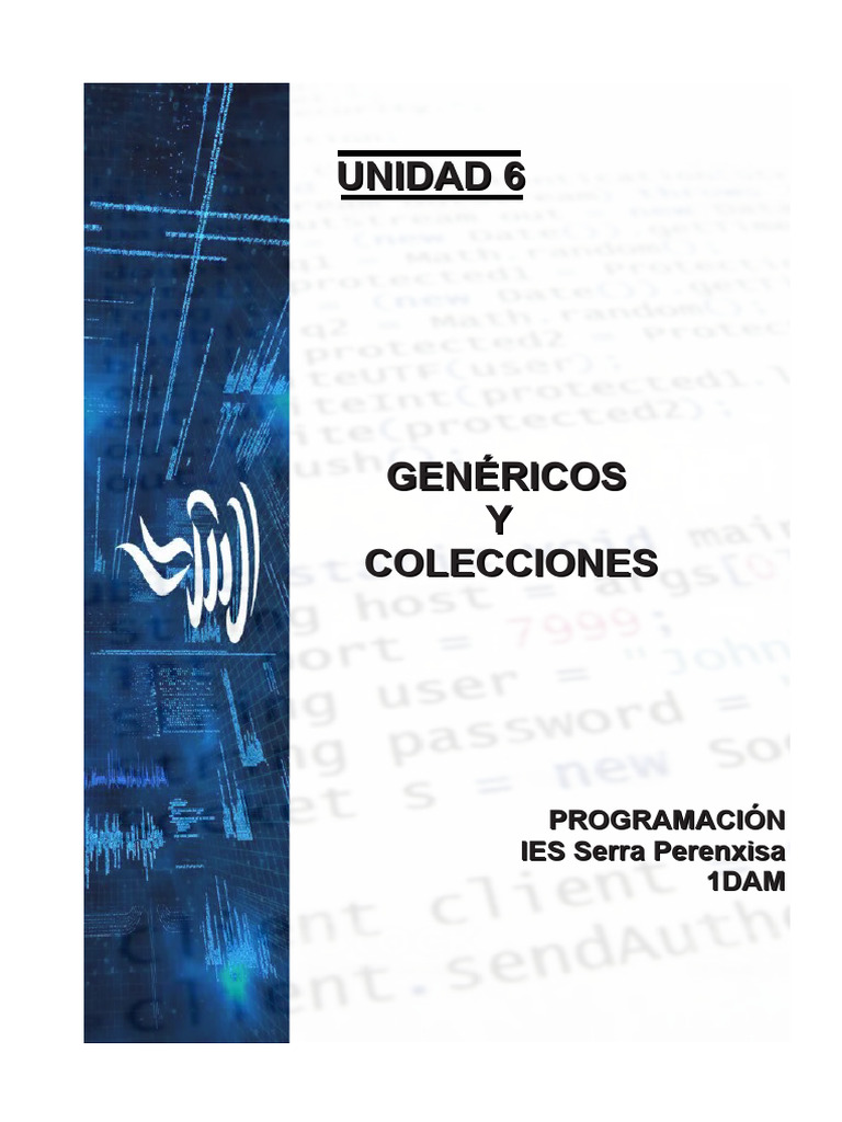 1DAM-PROG-U06-Genéricos y Colecciones | PDF | Java (lenguaje de ...
