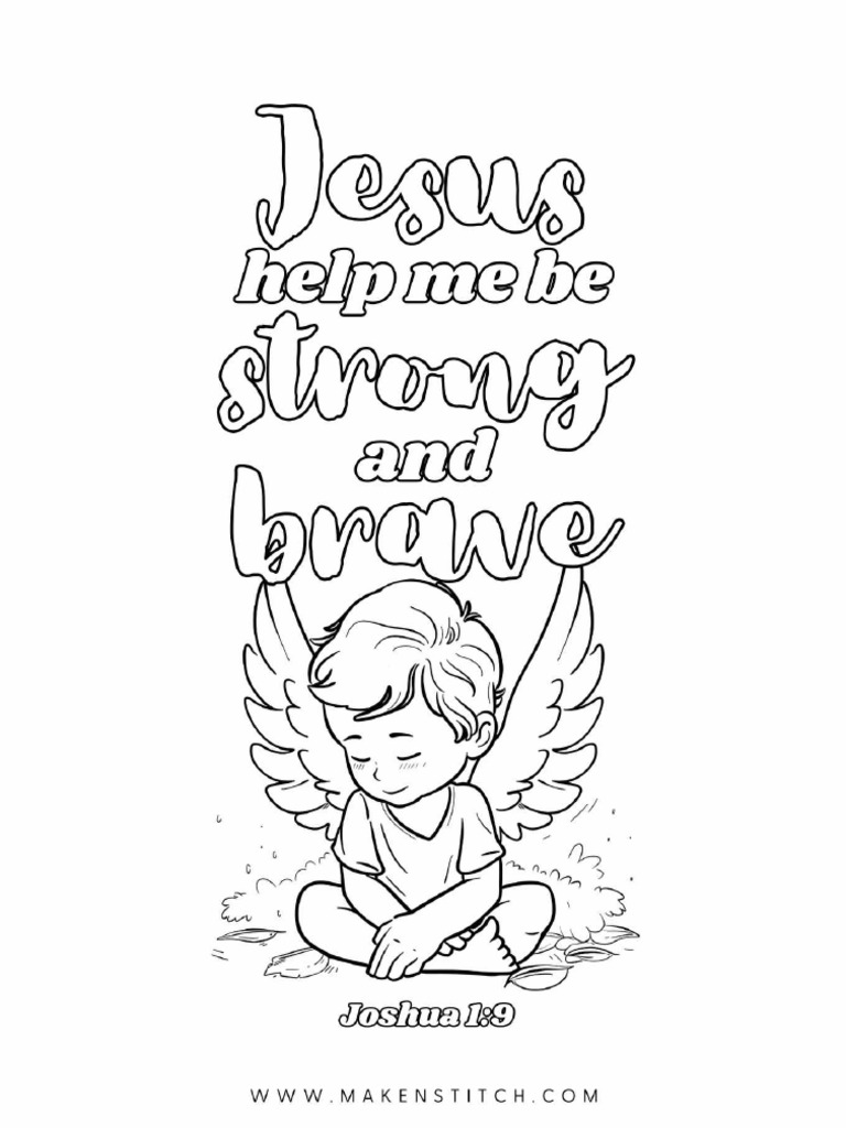 01 Bible Verse Coloring Page For Preschoolers | PDF