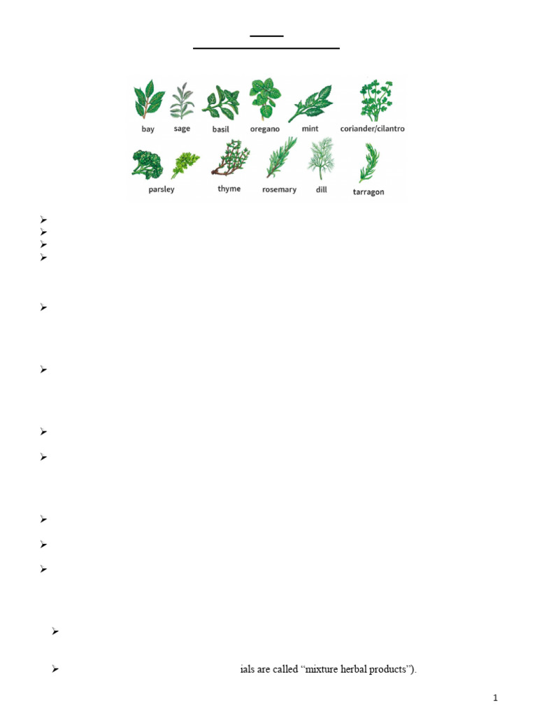 Unit I Herb As Raw Material | PDF | Homeopathy | Ayurveda