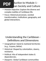 CAPE Caribbean Studies Syllabus 2025 | PDF | Caribbean | Society