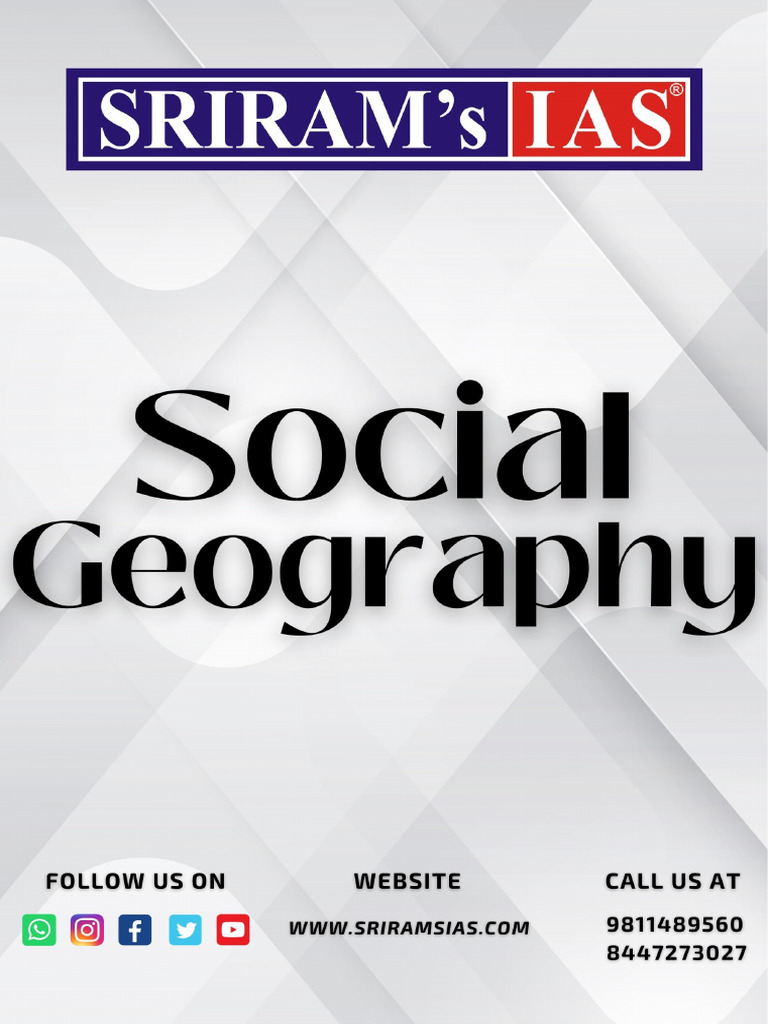 Social Geography | PDF | Population Ageing | Urbanization