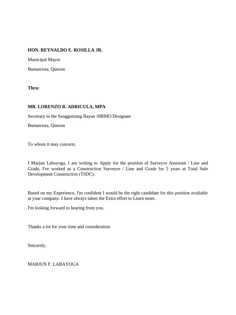 Request Letter of Intent 2024 New | PDF