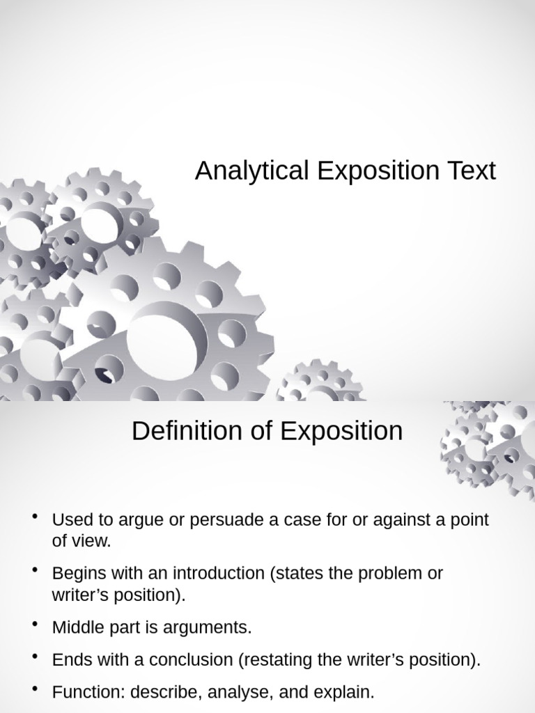 Understanding Analytical Exposition | PDF | Psychology | Cognition