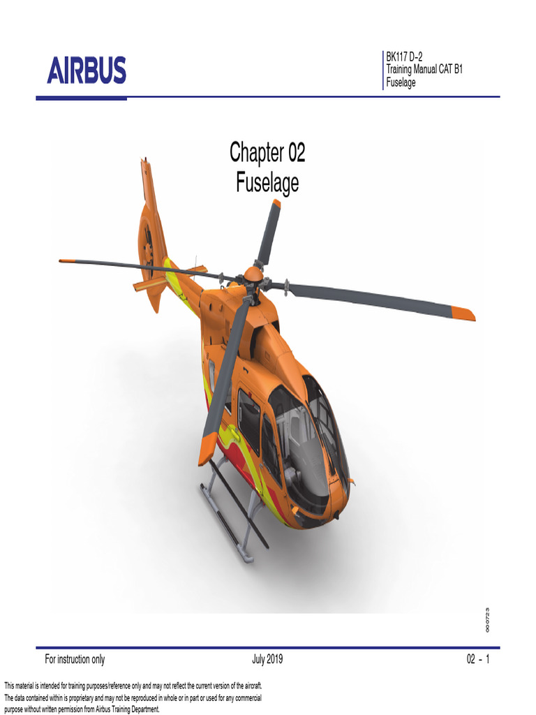 Bk117 D-2 b1 R03en - 02-Fuselage - Na | PDF | Fuselage | Aircraft