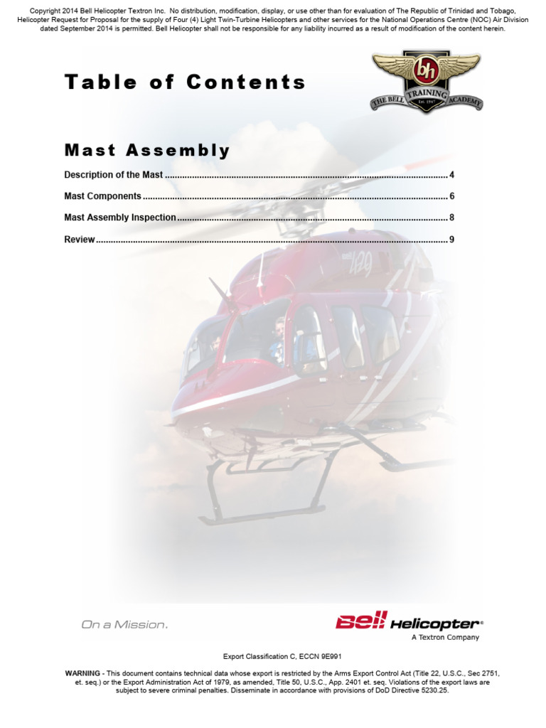 Export Classification C: Mast Assembly Guide | PDF | Bearing ...