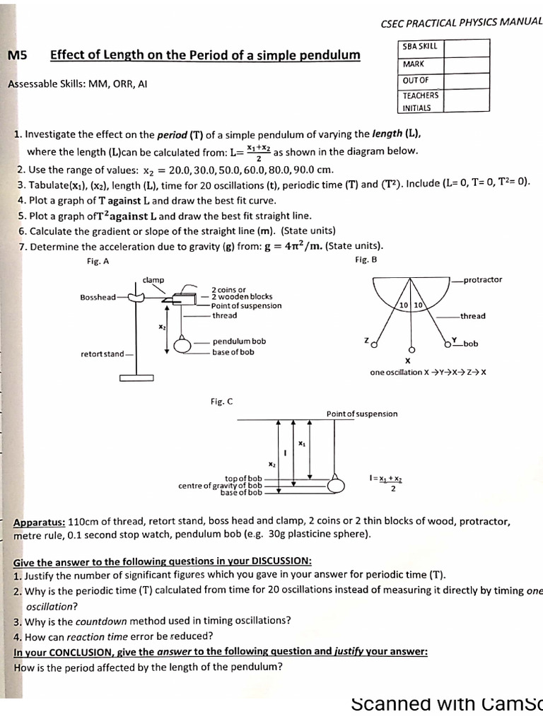 F5 - Simple Pendulum | PDF
