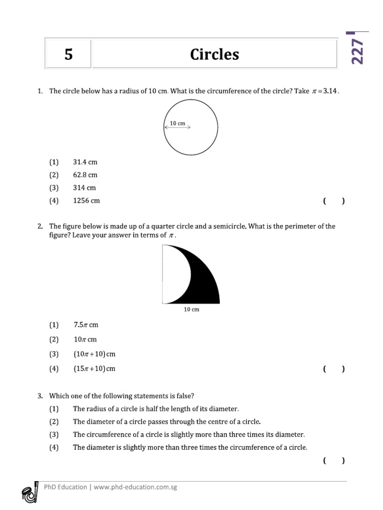 Circles Hard Qns | PDF