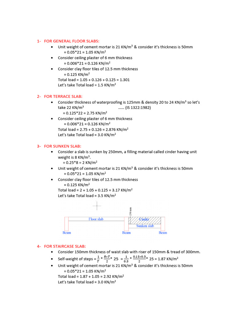 Super Dead+Load+Calculation | PDF