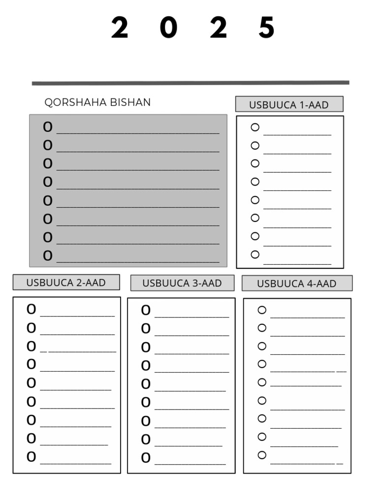 2025 Planner by Amal - Print | PDF