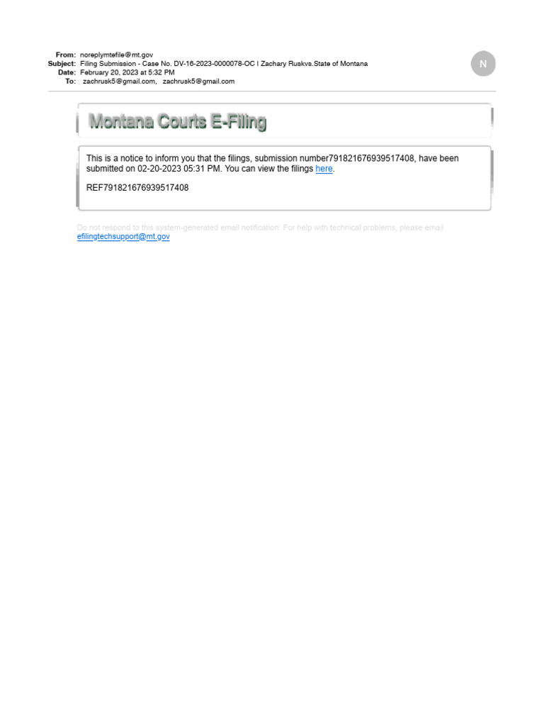 Filing Submission Case No DV1620230000078OC Zachary RuskvsState of ...
