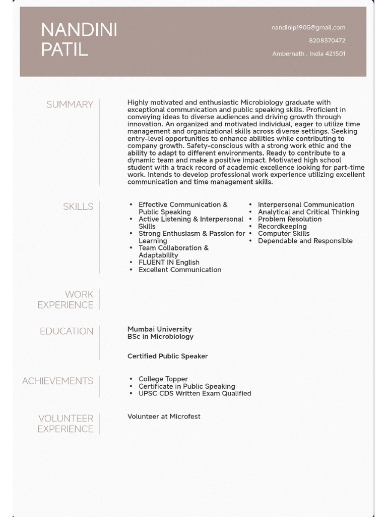 CV Resume | PDF
