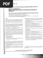 ASTM D95 (D95-13) | PDF | Petroleum | Distillation