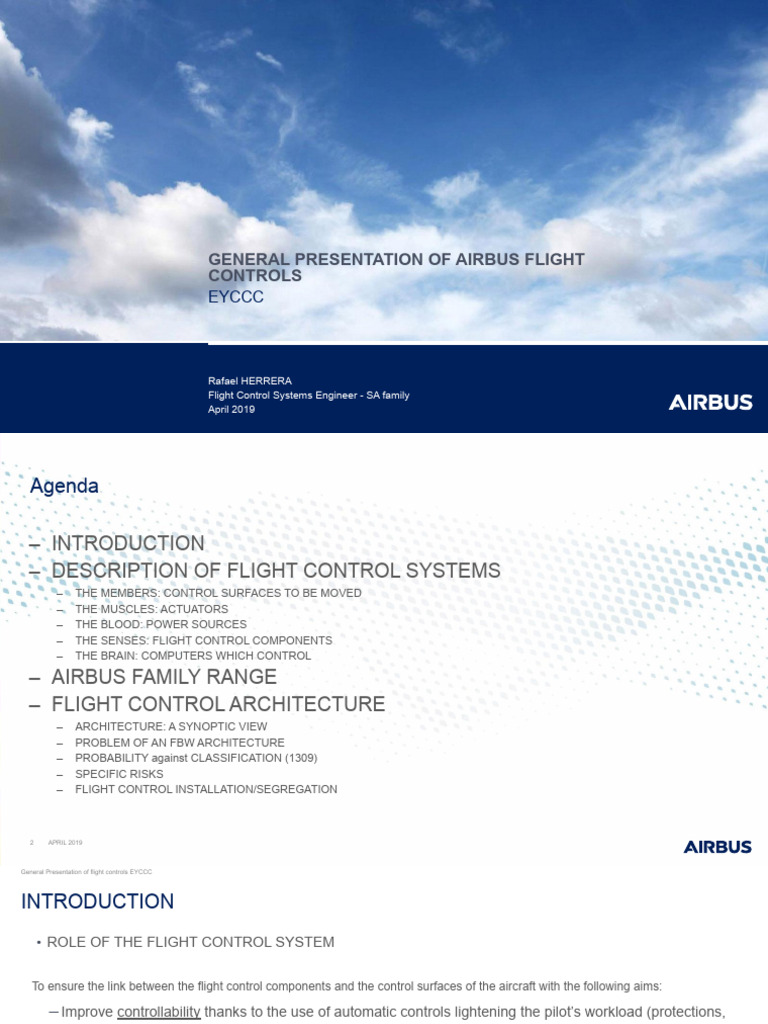 1 - General Presentation of Airbus Flight Controls - Part 1 | PDF ...
