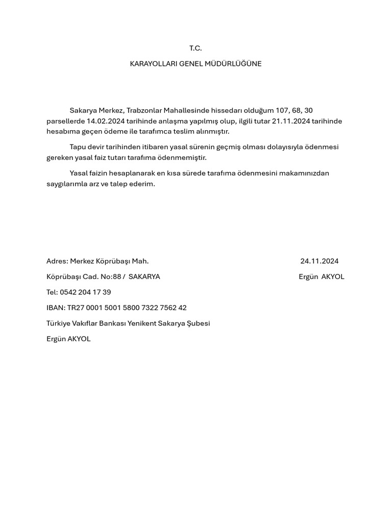 Ergün AKYOL KGM | PDF