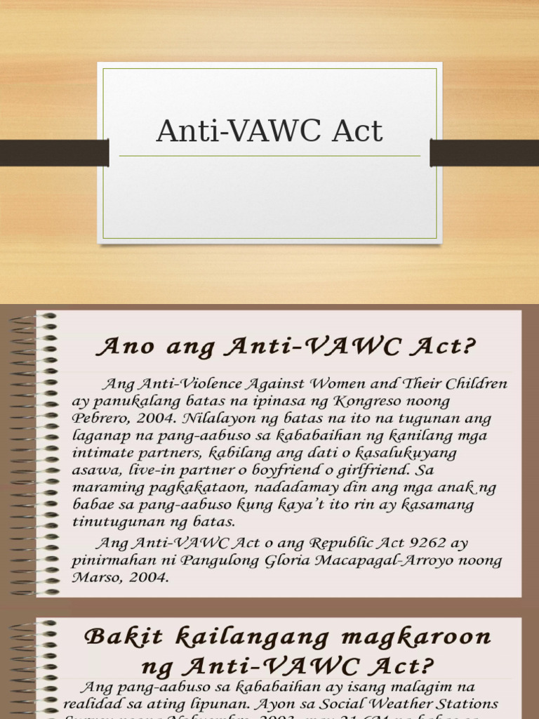 Anti VAWC Act | PDF