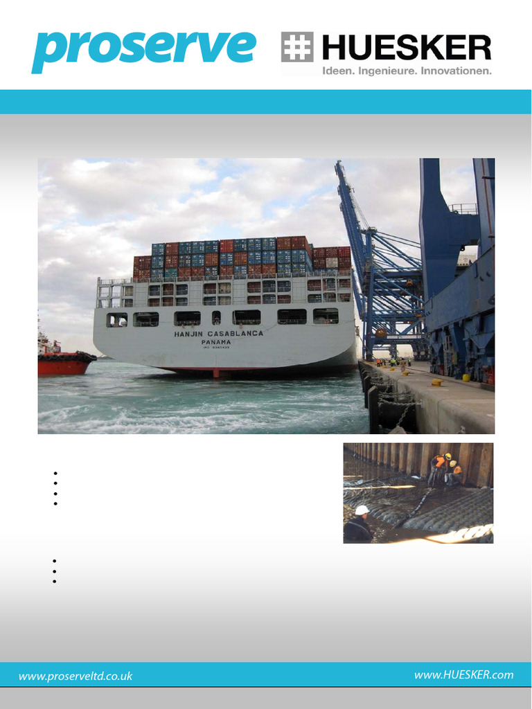 B1000e Proserve-Huesker Berth Pack | PDF | Concrete | Mattress