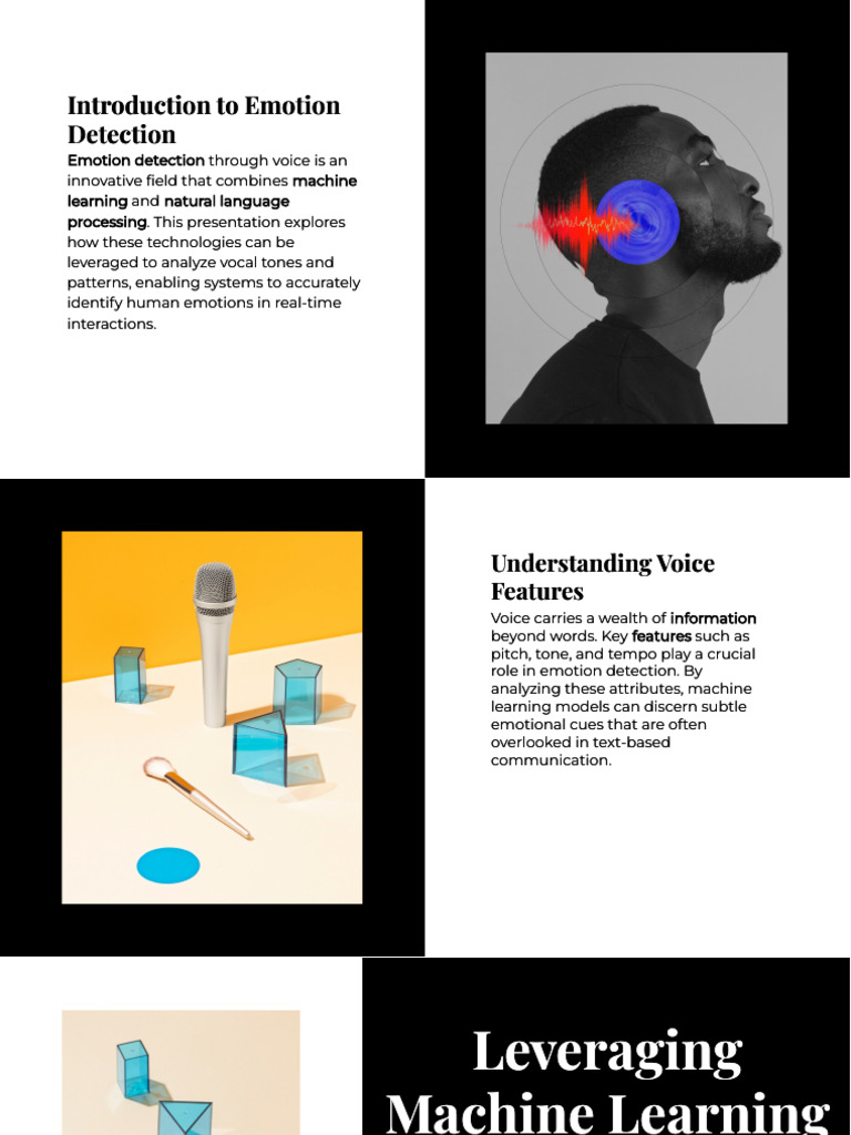 Slidesgo Leveraging Machine Learning For Voice Based Emotion Detection ...