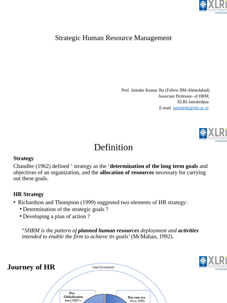 SHRM PPT Final With Frameworks & HR Journey | PDF | Human Resource ...