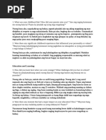 (Tagalog) Interview Guide | PDF
