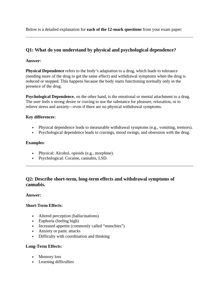 Drug Abuset | PDF | Substance Abuse | Substance Dependence