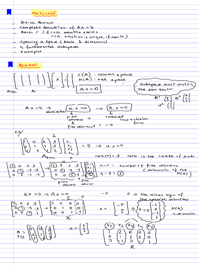 Ce 501 Fall 2021 (Online) Lecture 3 Notes | PDF