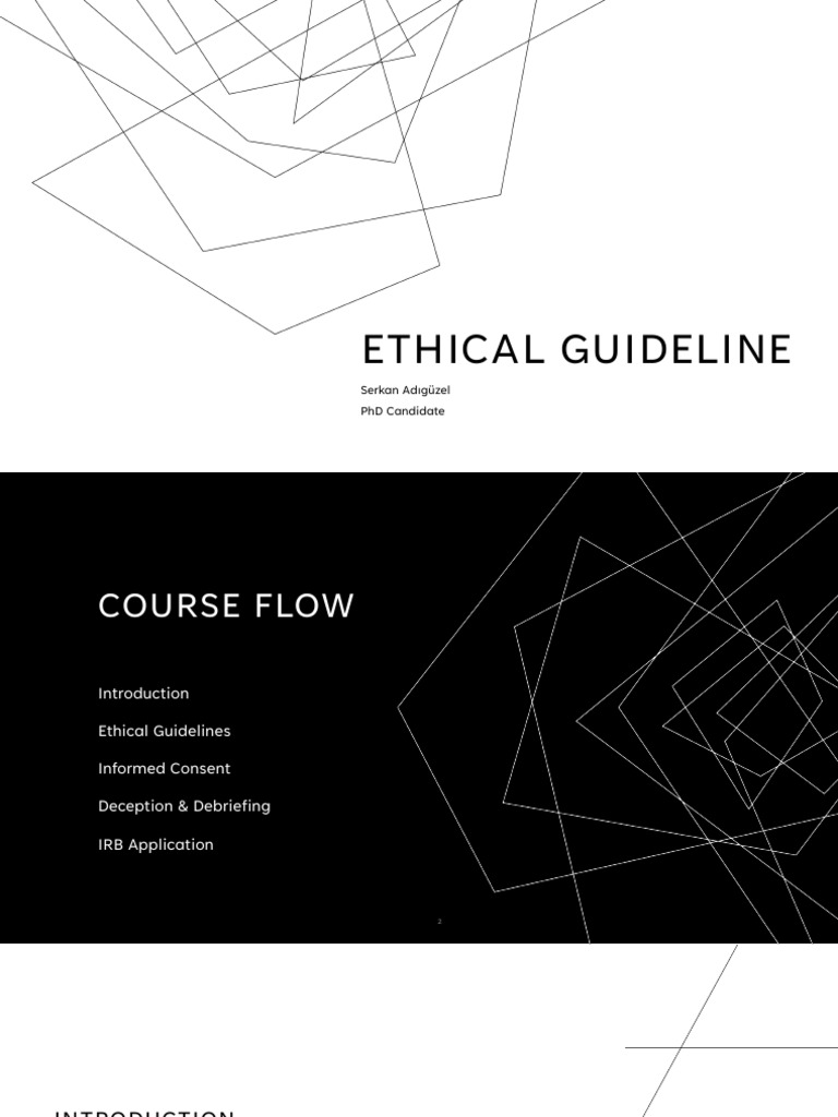 5. Ethical Guideline | PDF | Informed Consent | Institutional Review Board