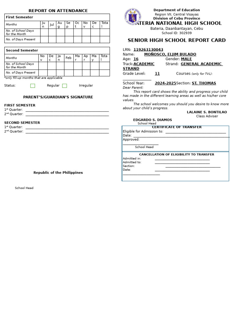 SF9 Edited Front 2024 2025 | PDF
