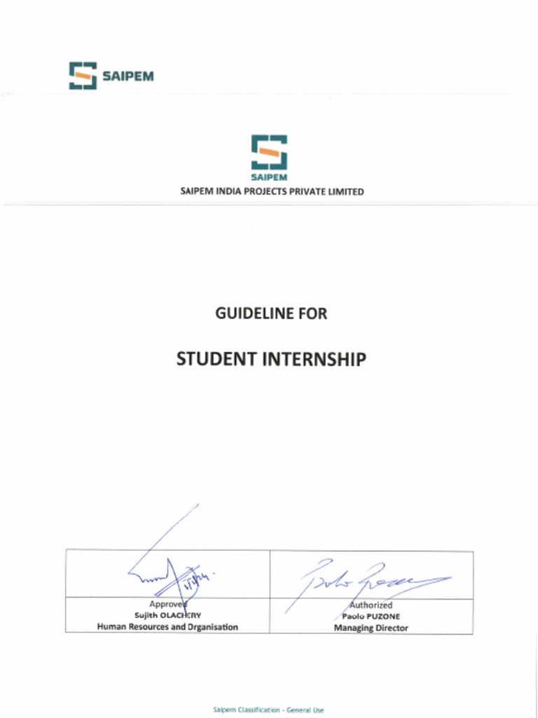 Student Internship | PDF