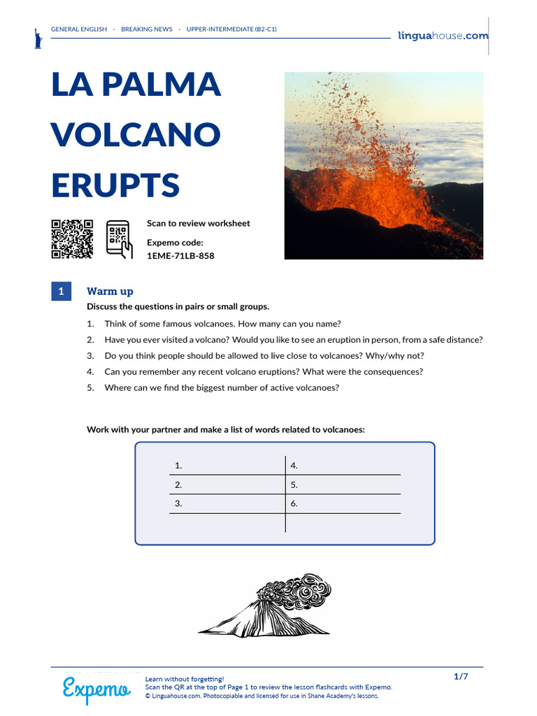 La Palma Volcano Eruption Overview | PDF | Volcano | Types Of Volcanic ...