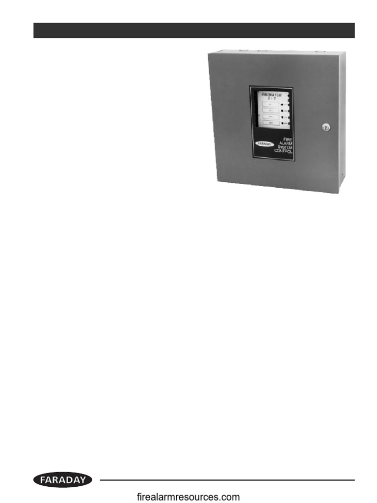 Faraday Firewatch II 2 Fire Alarm Data Sheets 1587604329 | PDF ...